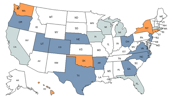 State Map for Physicians, Pathologists at My Next Move